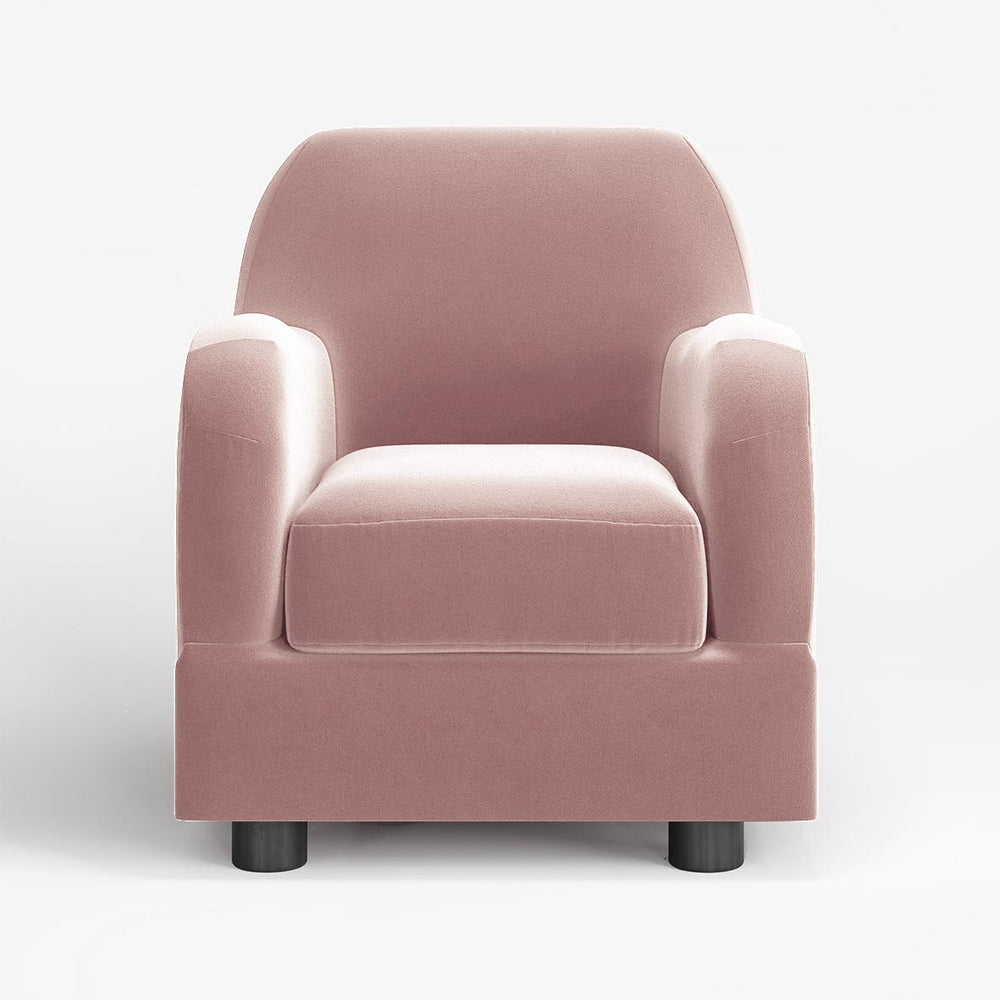 The Wilson Pink Velvet Armchair