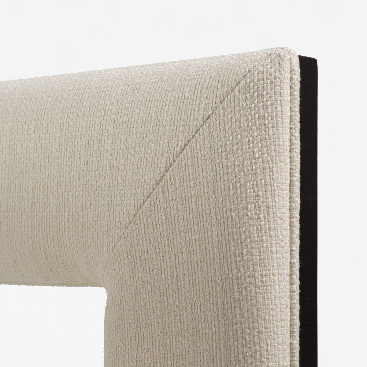 The Passmore Street Curved Back Cream & Black Dining Chair